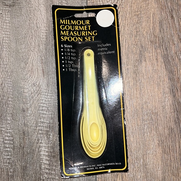 Milmour | Kitchen | Vintage Milmour Gourmet Nesting Measuring Spoon Set ...